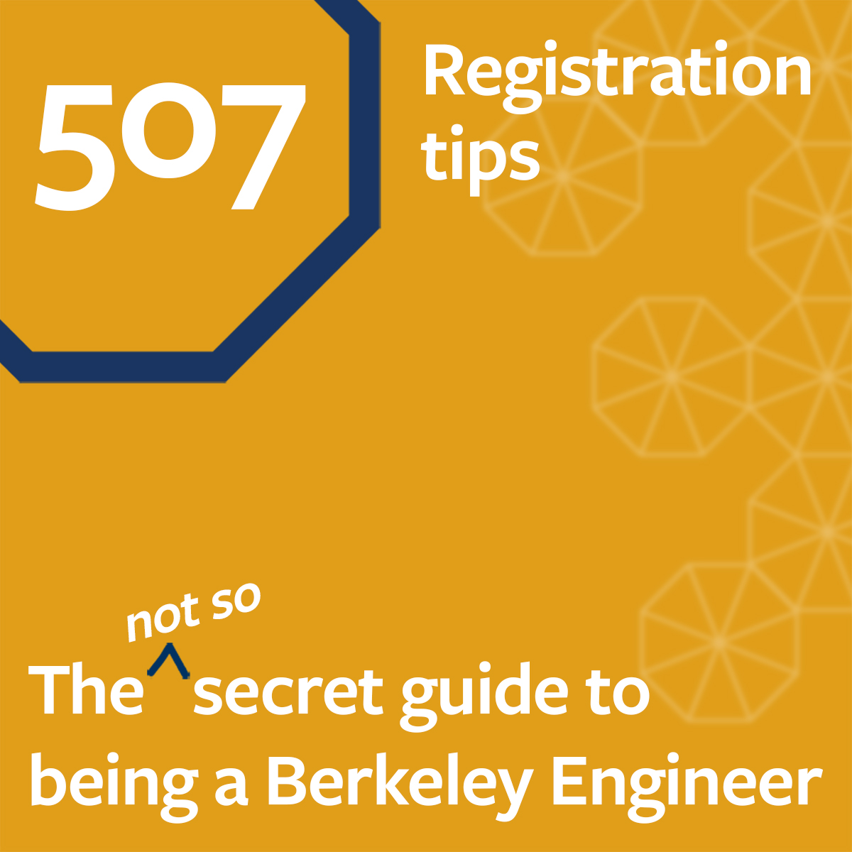 ESS 507: Registration Tips - Berkeley Engineering ESS 507: Registration Tips - Berkeley Engineering
